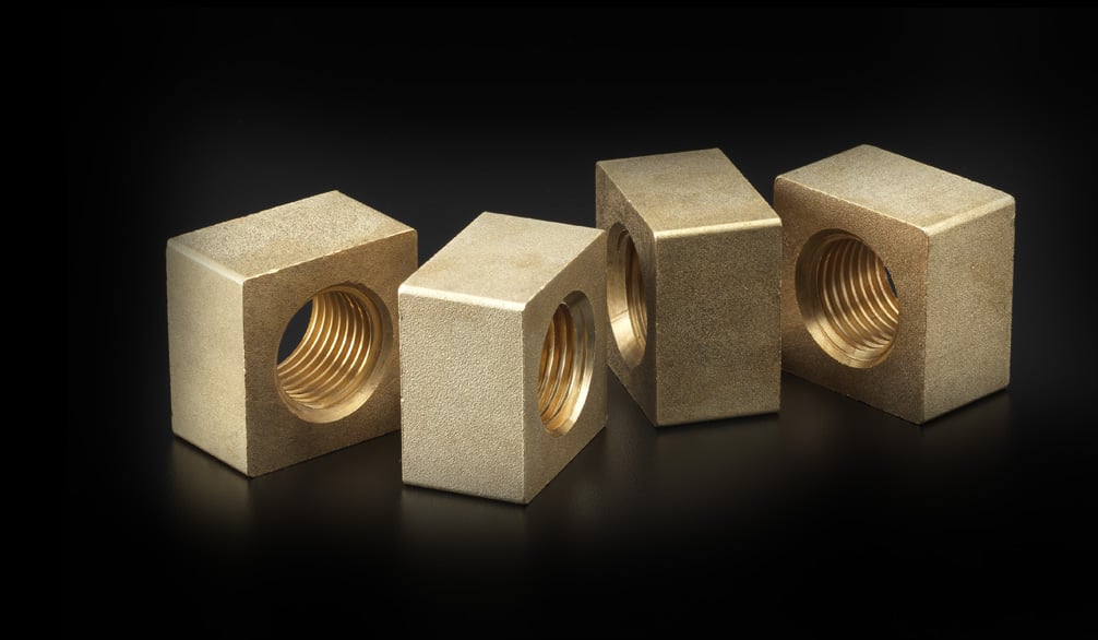 Standard and Custom Square Nutes Manufactured to Order