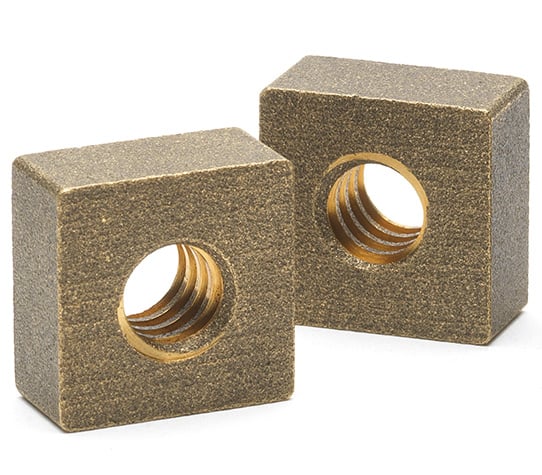 Standard and Custom Square Nutes Manufactured to Order