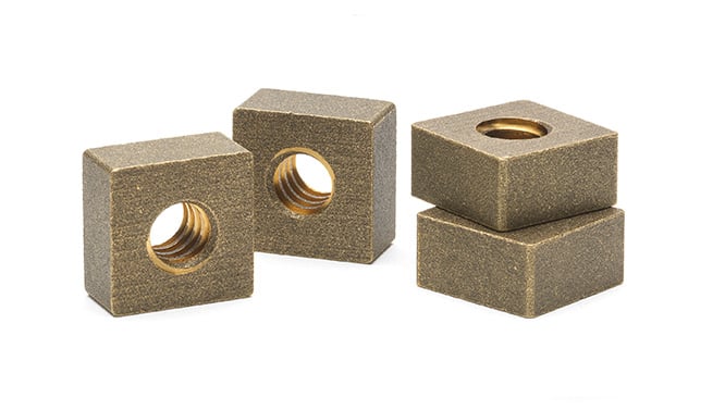 Standard and Custom Square Nutes Manufactured to Order